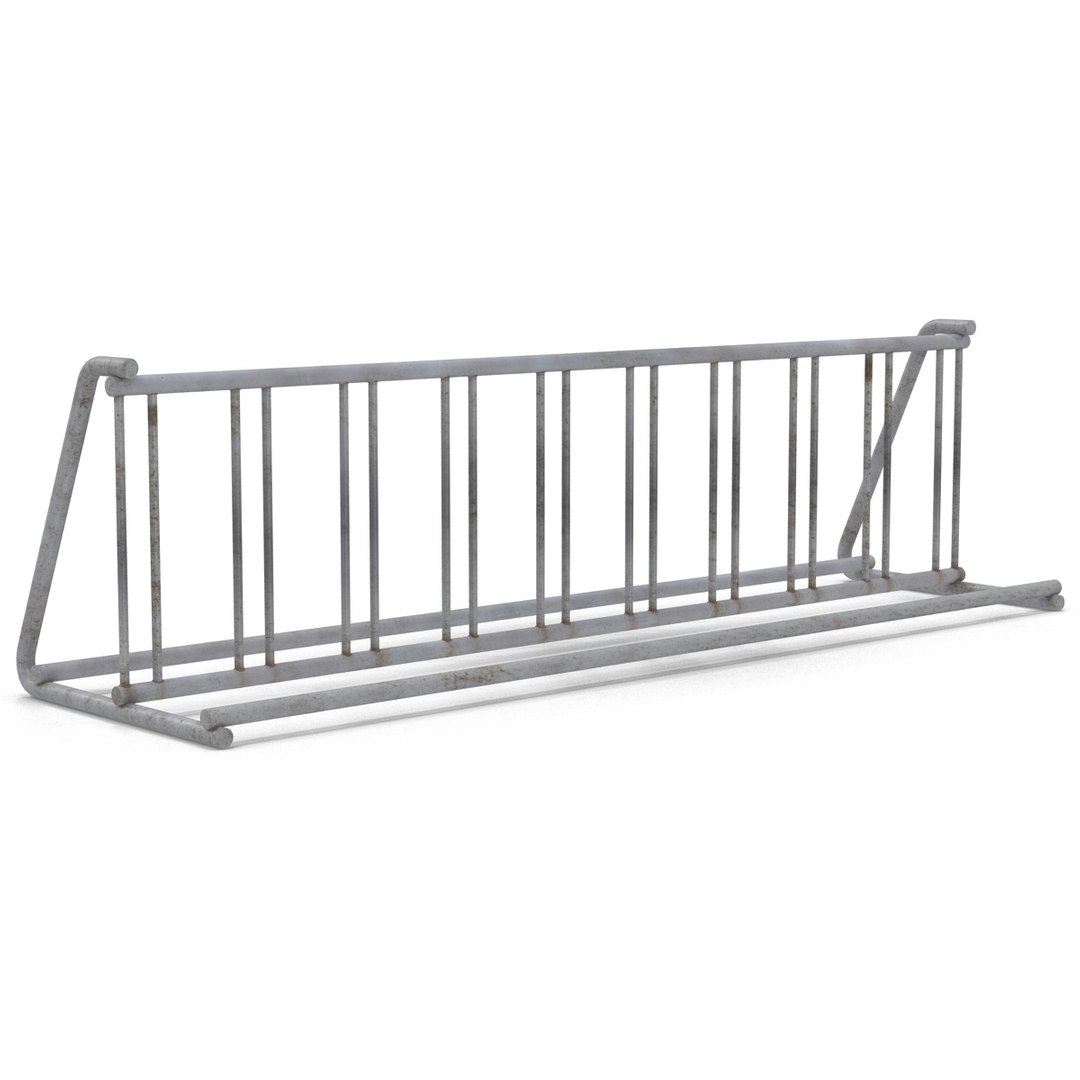 bike rack 3d model