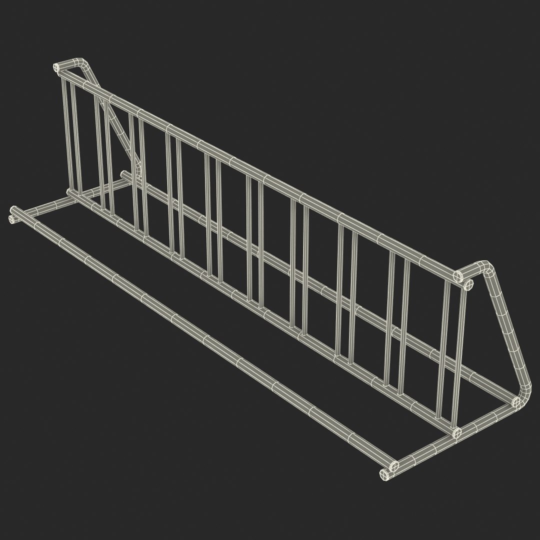 bike rack 3d model