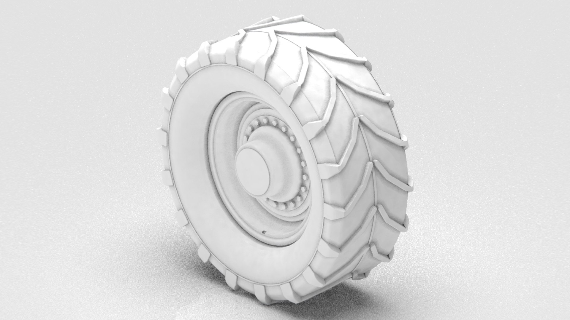 3D Heavy-Duty Tractor Tire Model - TurboSquid 2244265