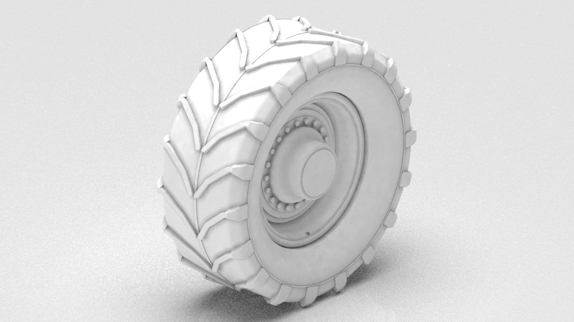 3D Heavy-Duty Tractor Tire Model - TurboSquid 2244265