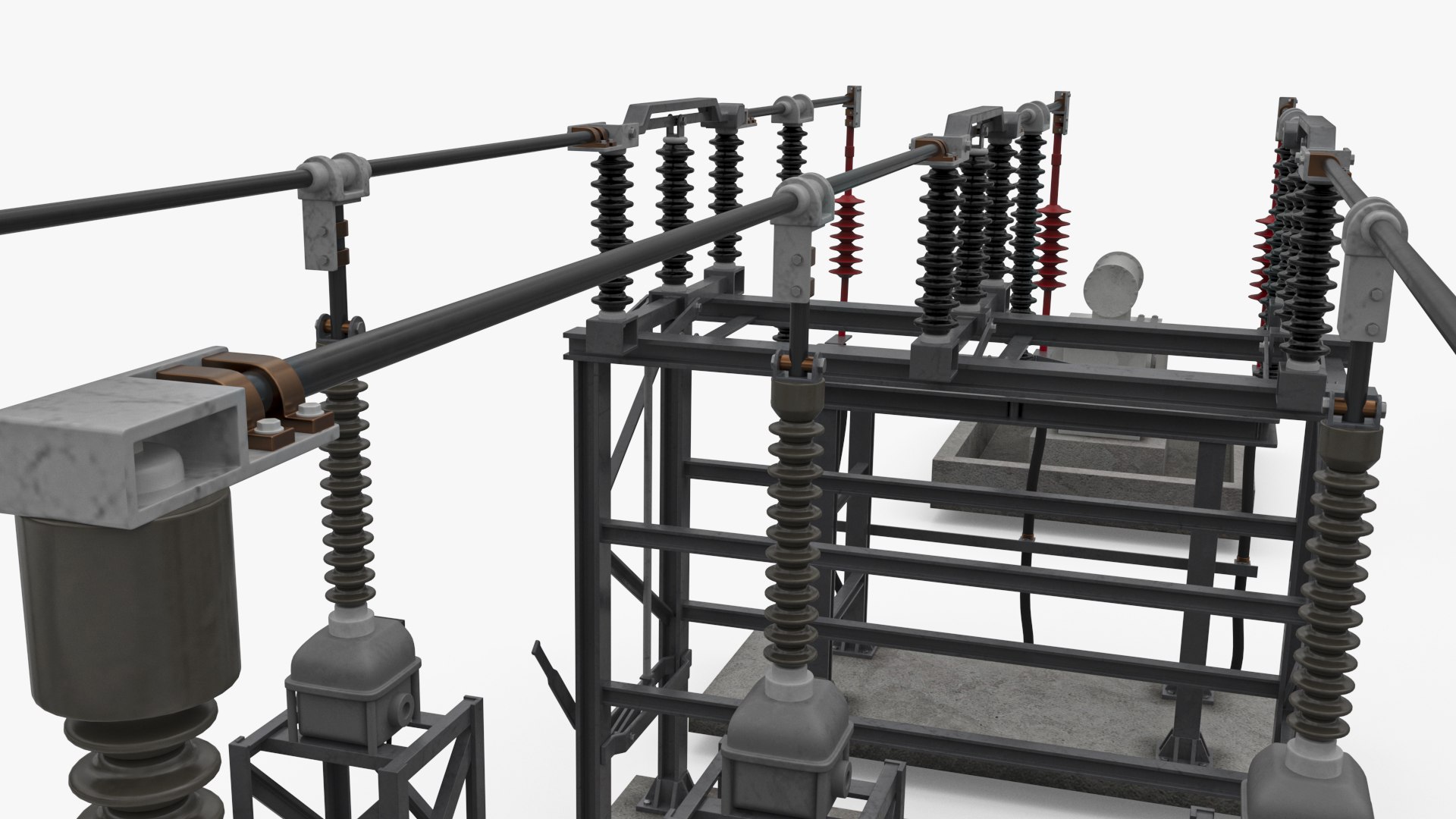Electrical Grid Station 3D Model - TurboSquid 2292975