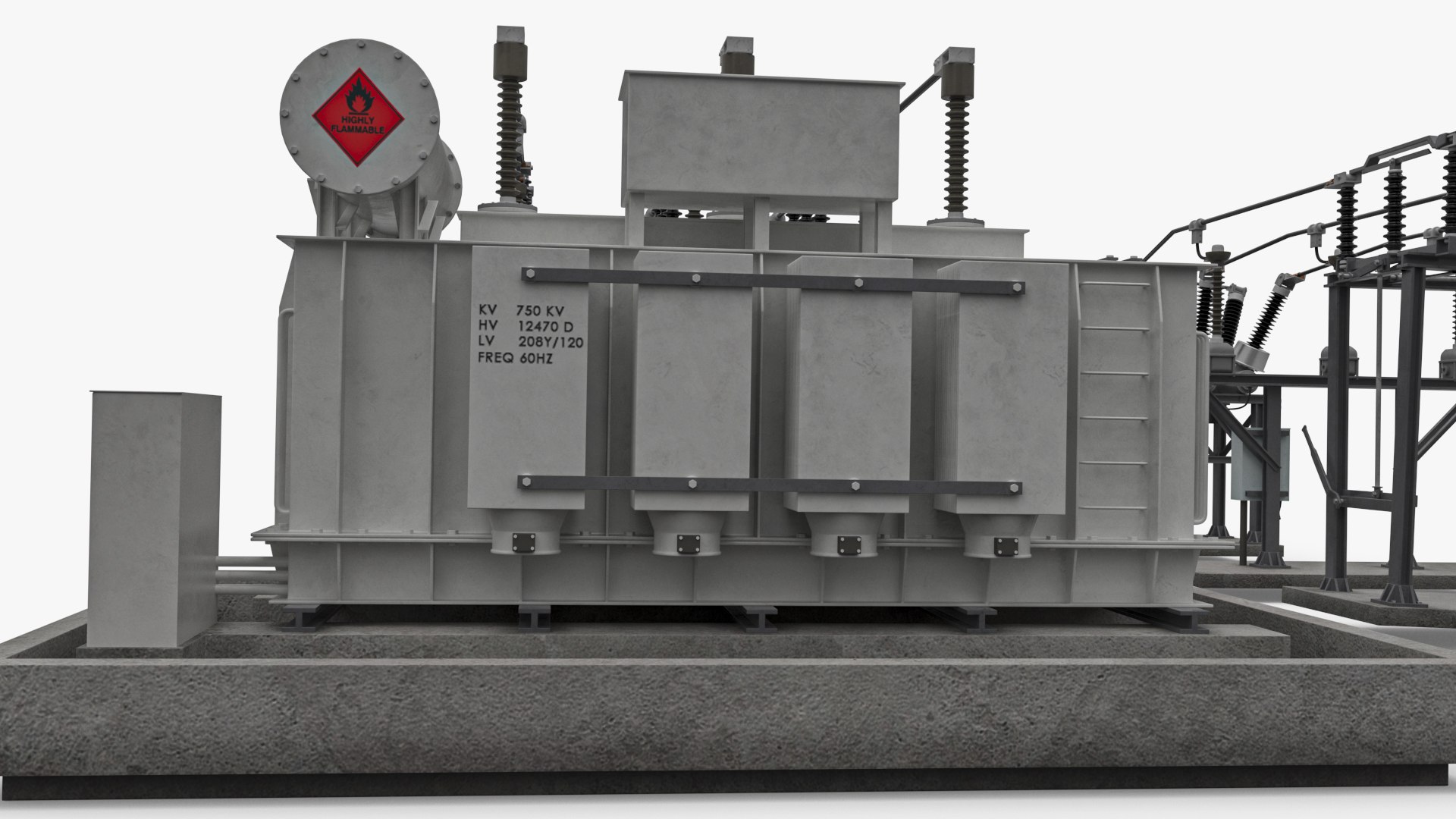 Electrical Grid Station 3D Model - TurboSquid 2292975