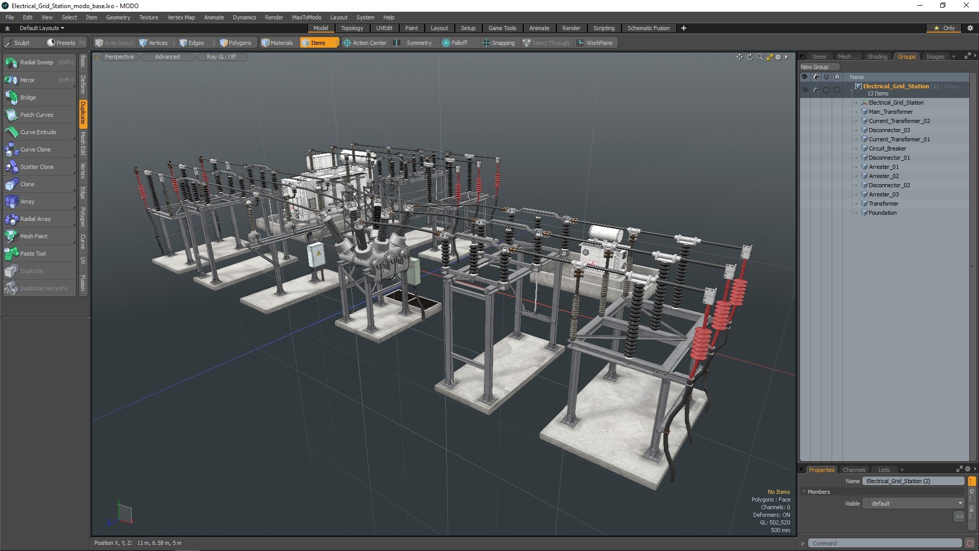 Electrical Grid Station 3D Model - TurboSquid 2292975