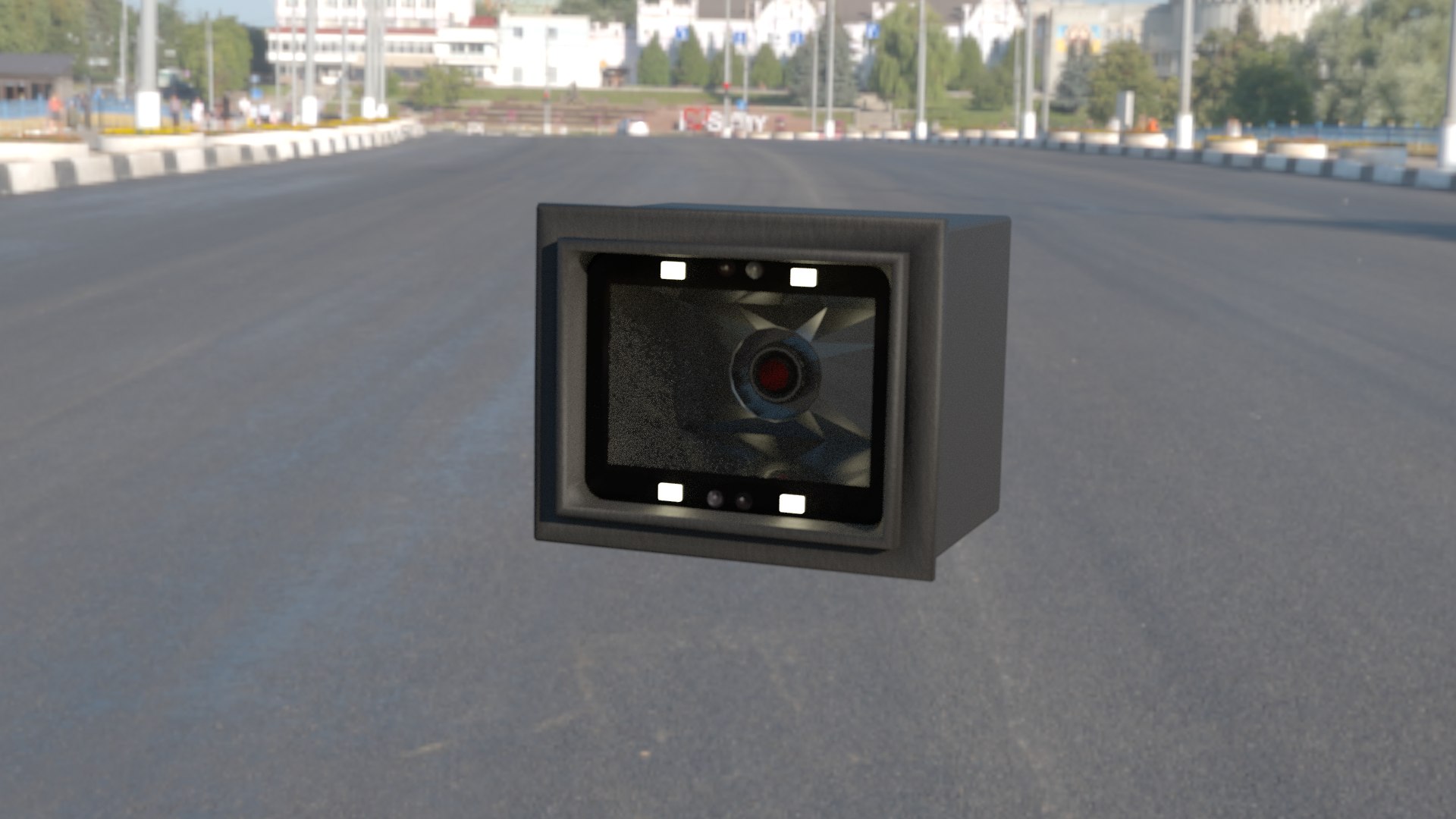 3D Newland NLS-FM30 Fixed Mount Barcode Scanner Model - TurboSquid 1887663