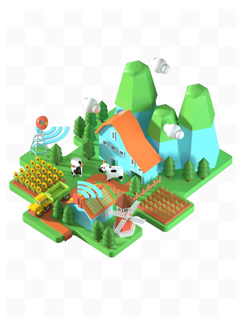 3D Model Farm - TurboSquid 2029857