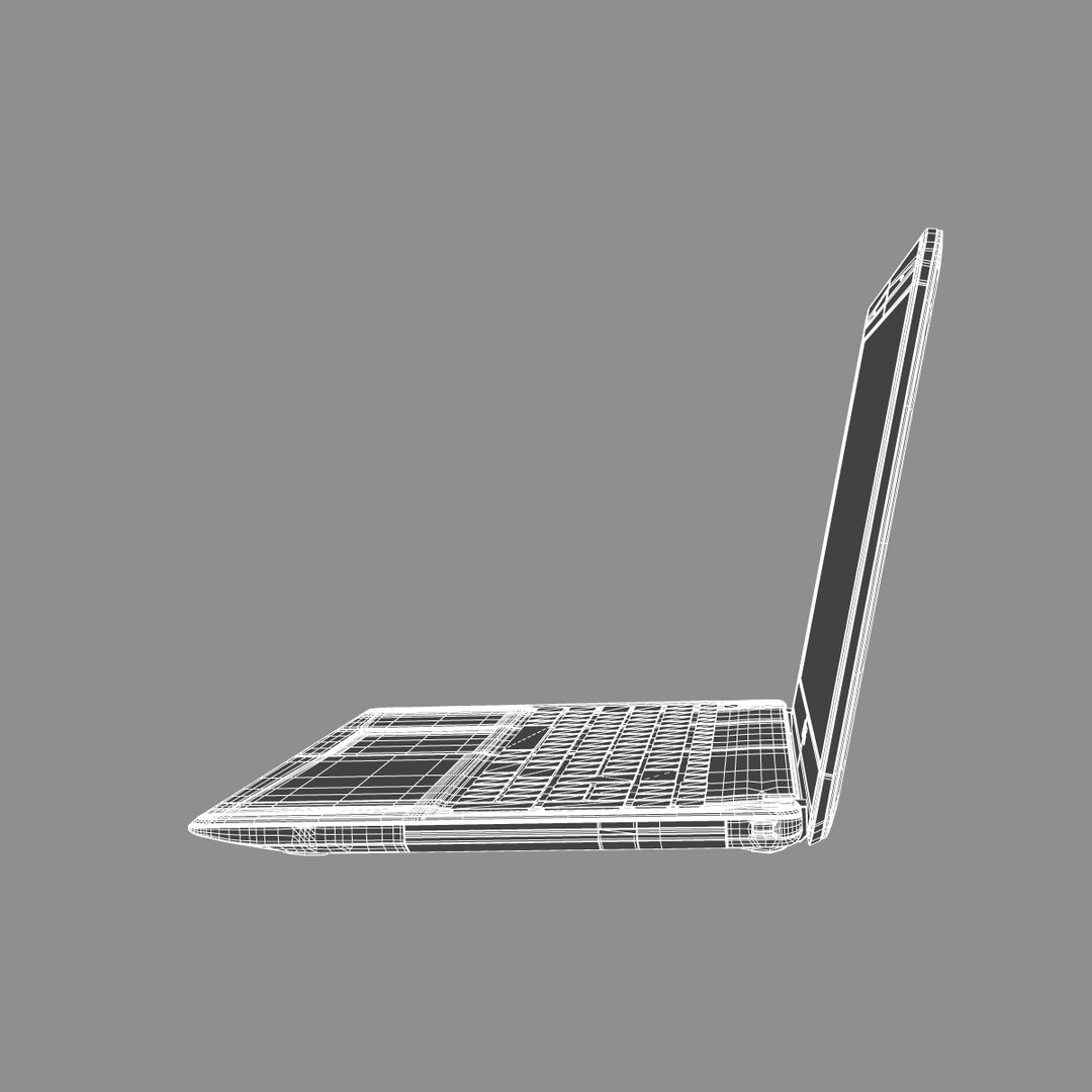 3d Asus Notebook Model