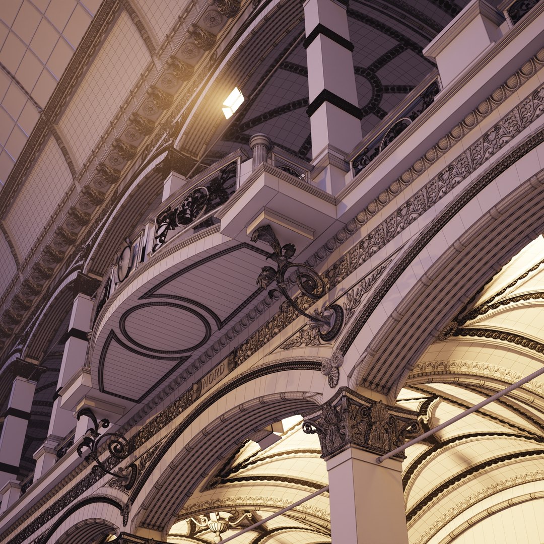 3D Model Atrium Museum Classical - TurboSquid 1689435