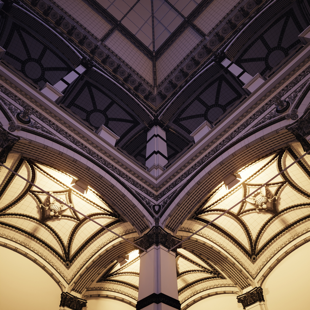 3D model atrium museum classical - TurboSquid 1689435