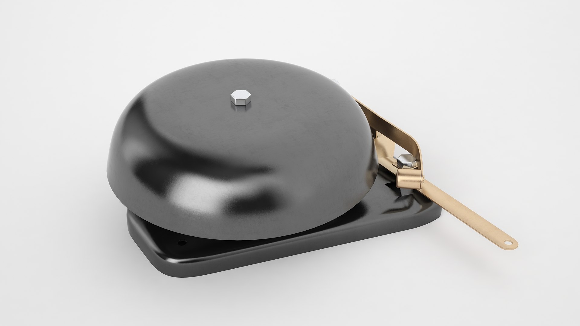 3D model Brass Boxing Bell 01 - TurboSquid 1750486