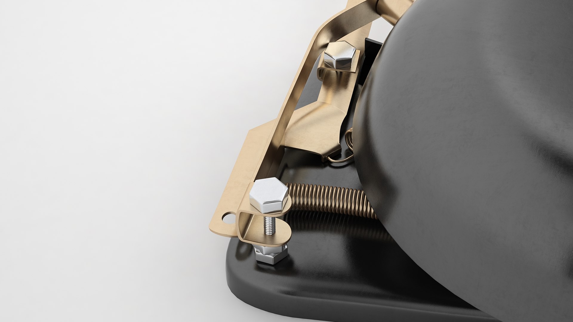 3D model Brass Boxing Bell 01 - TurboSquid 1750486