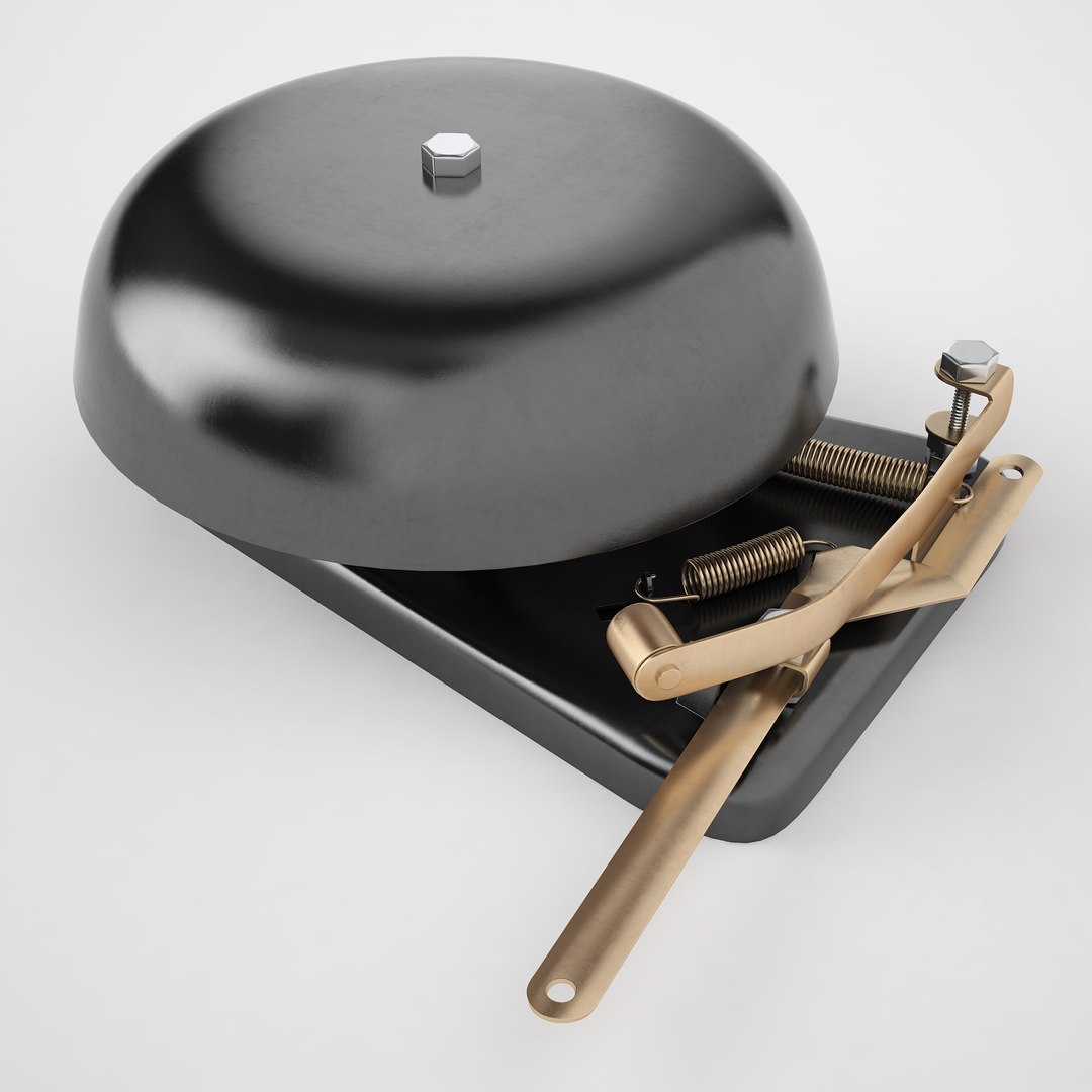 3D model Brass Boxing Bell 01 - TurboSquid 1750486