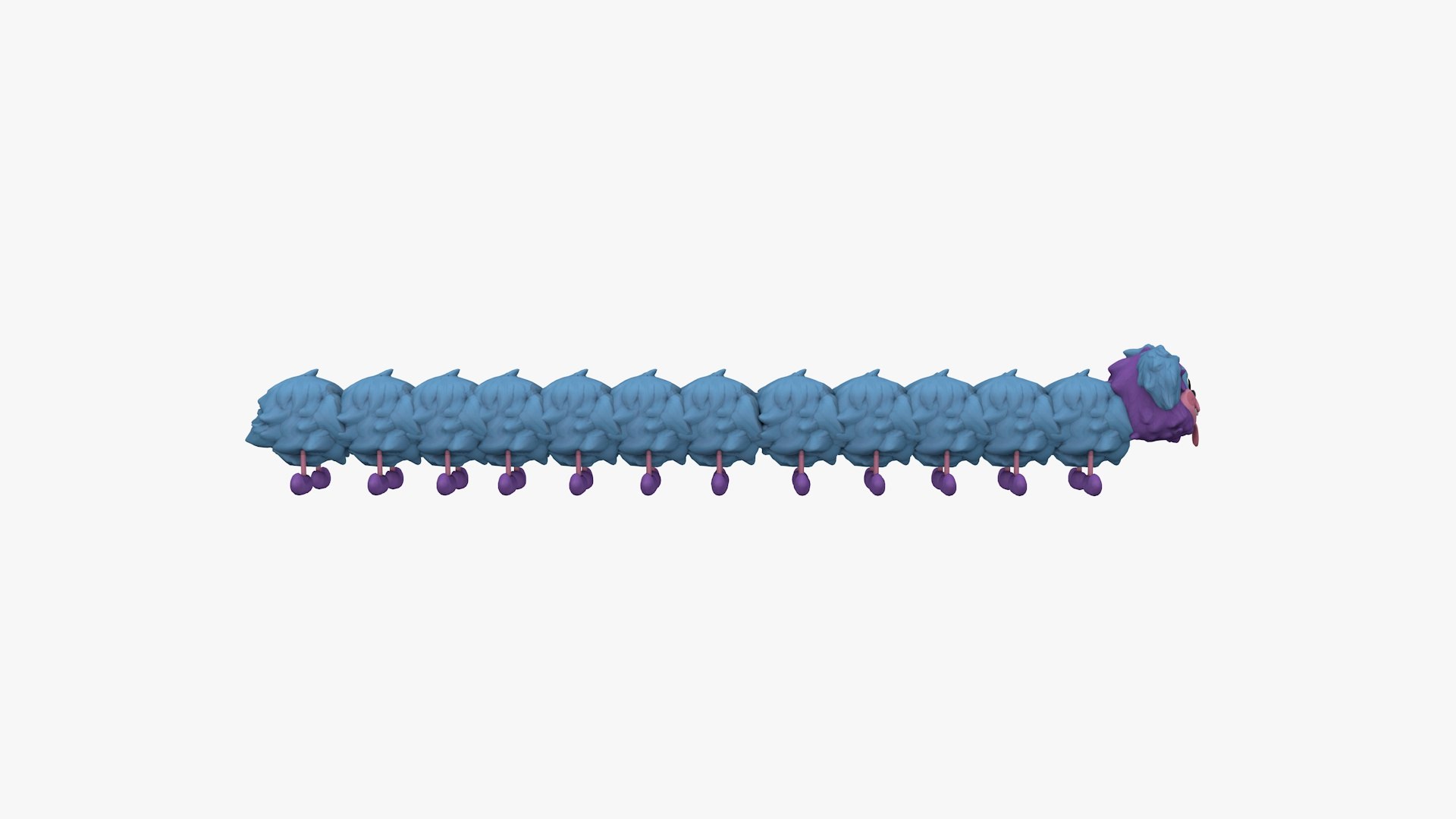 3D PJ Pug-a-Pillar - TurboSquid 2363536