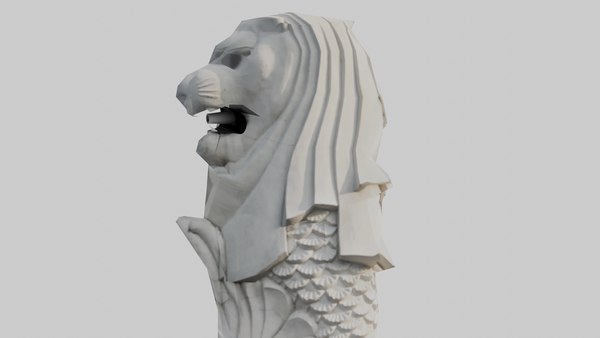 Singapore Merlion Statue 3D - TurboSquid 1824343