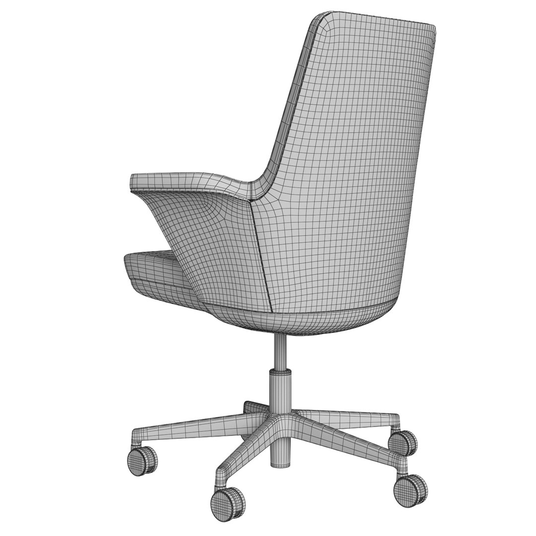 Humanscale Summa Executive Conference Chair 3D Model - TurboSquid 1563682