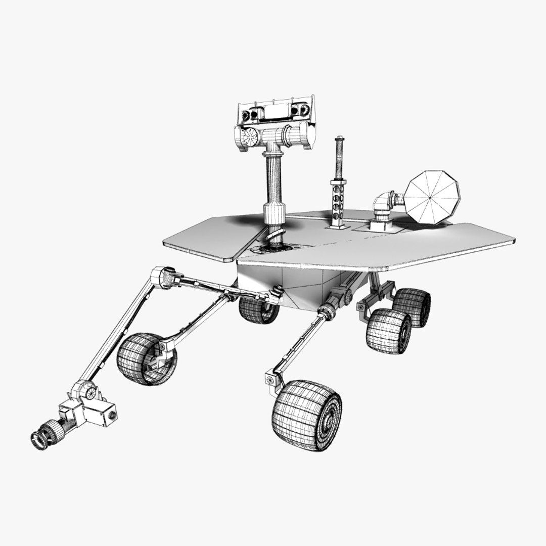 Mars Rover 3d Model