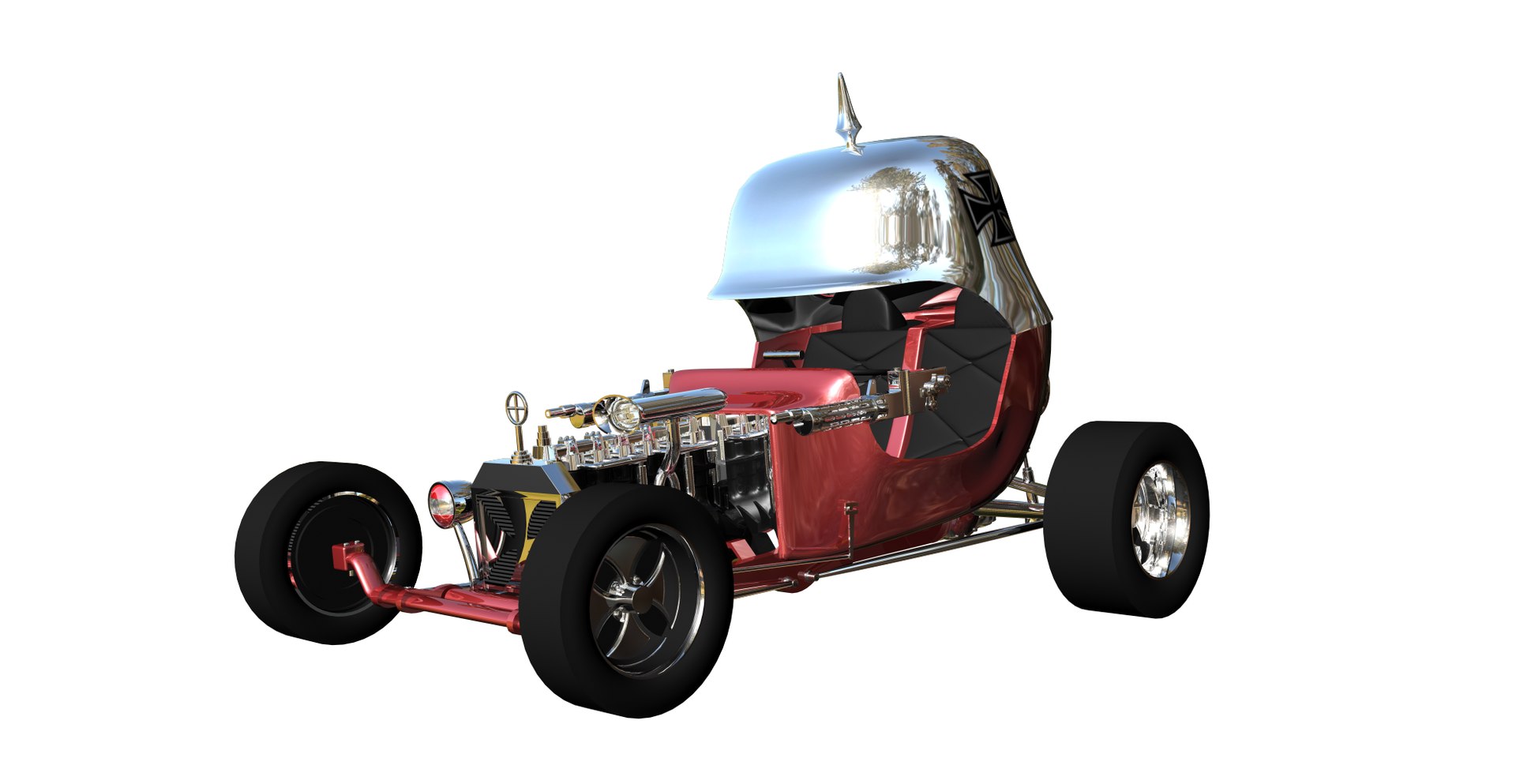 plastic kit car 3d fbx