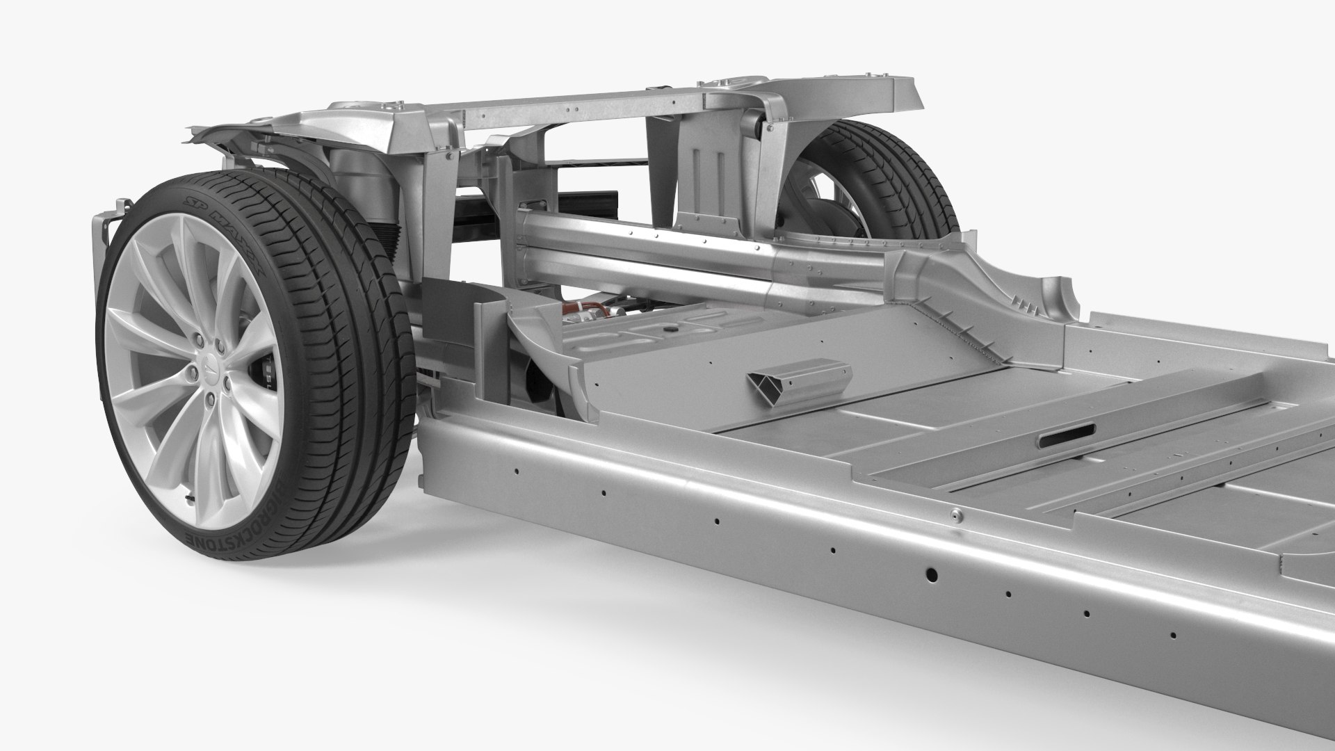 Tesla Model X Skateboard Chassis 3D - TurboSquid 2424739