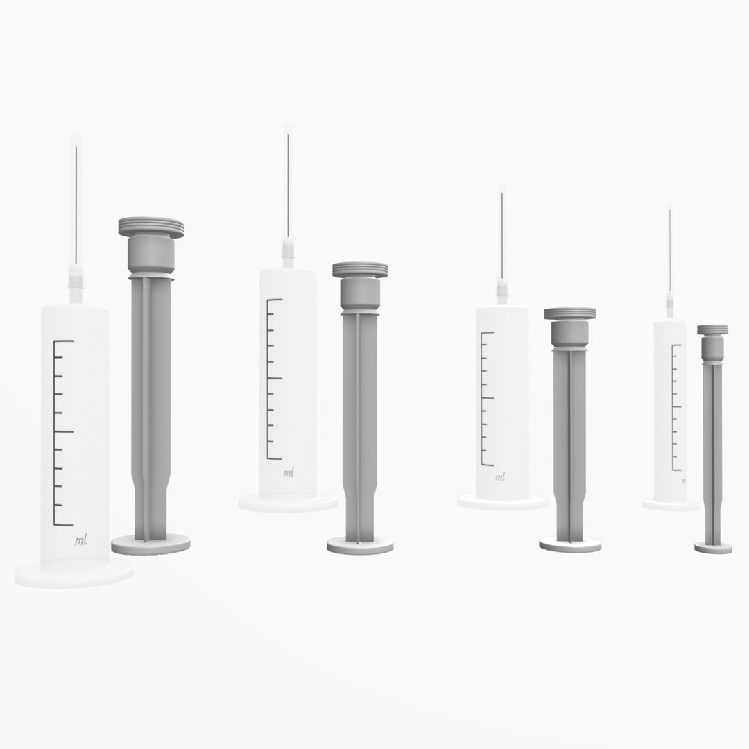 3D Model Medical Syringes - TurboSquid 2020262