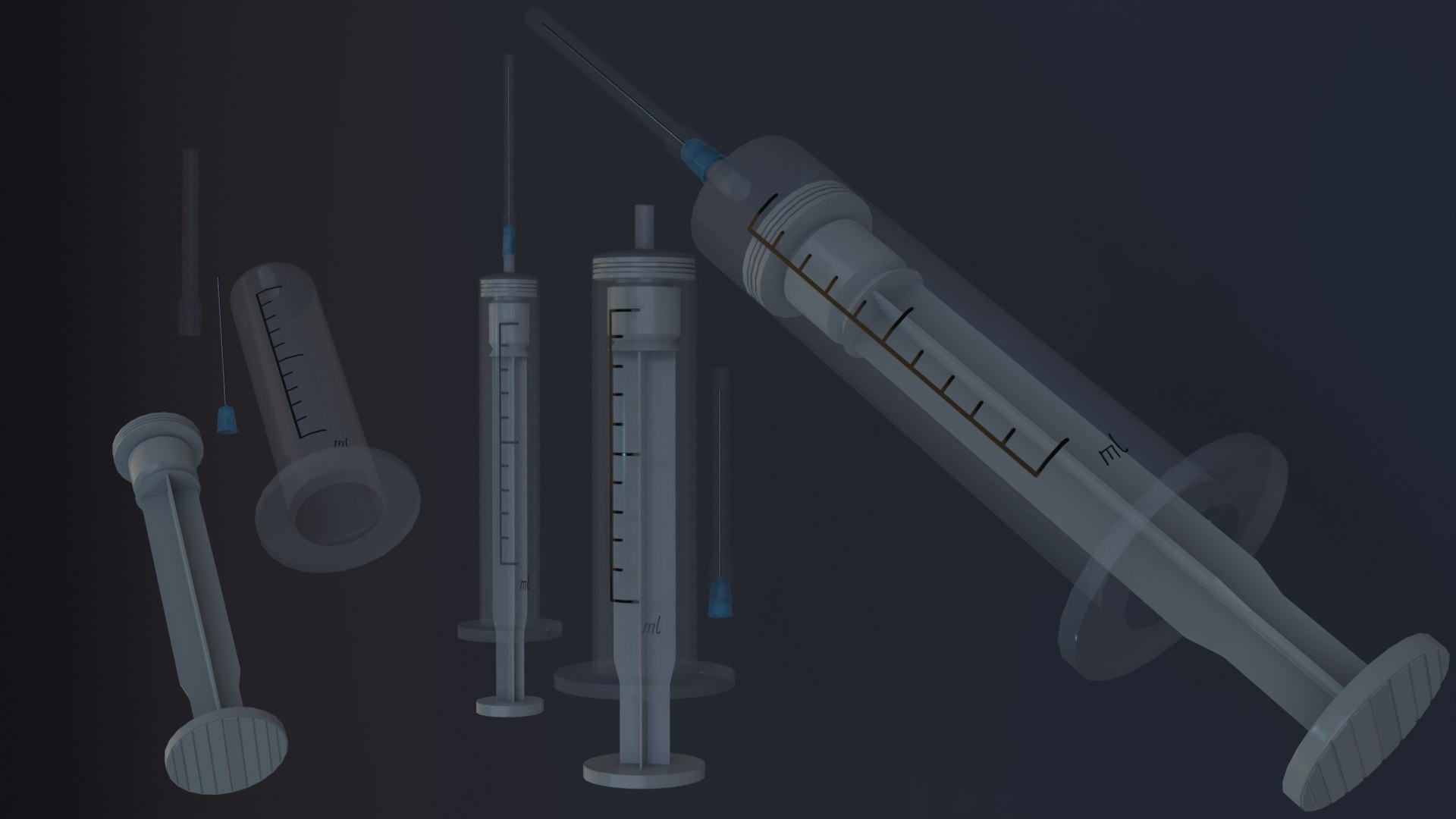 3D Model Medical Syringes - TurboSquid 2020262
