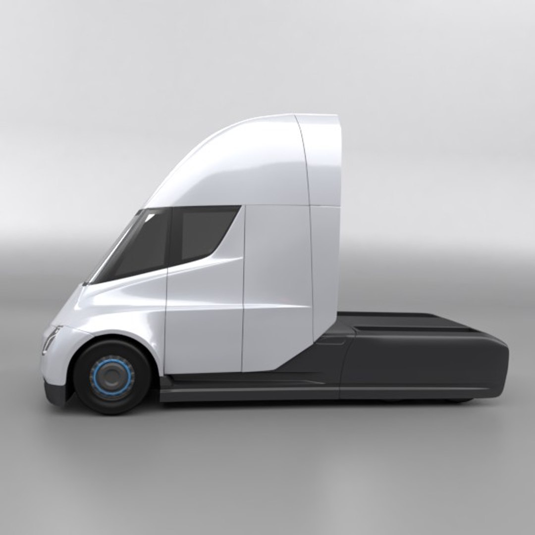 Tesla Semi Truck 3D Model - TurboSquid 1243792