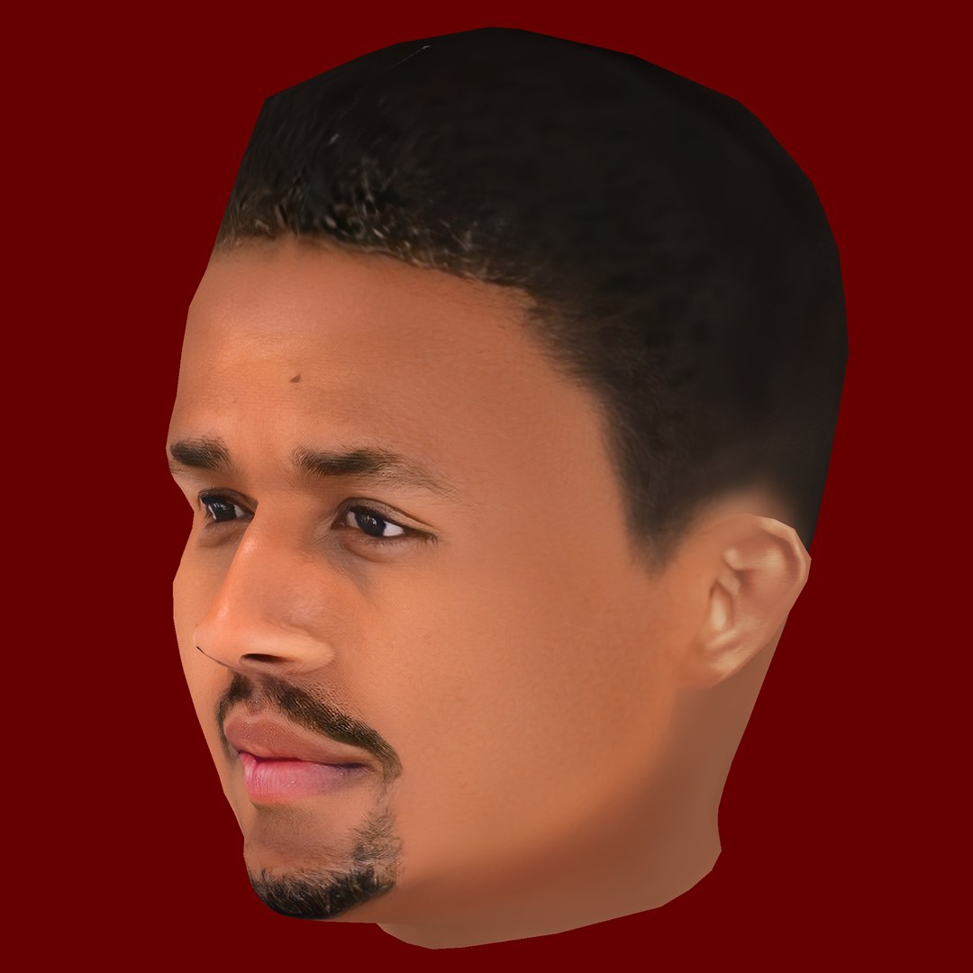 Eder Militao Head - Low Poly Head For Game 3D Model - TurboSquid 2204678