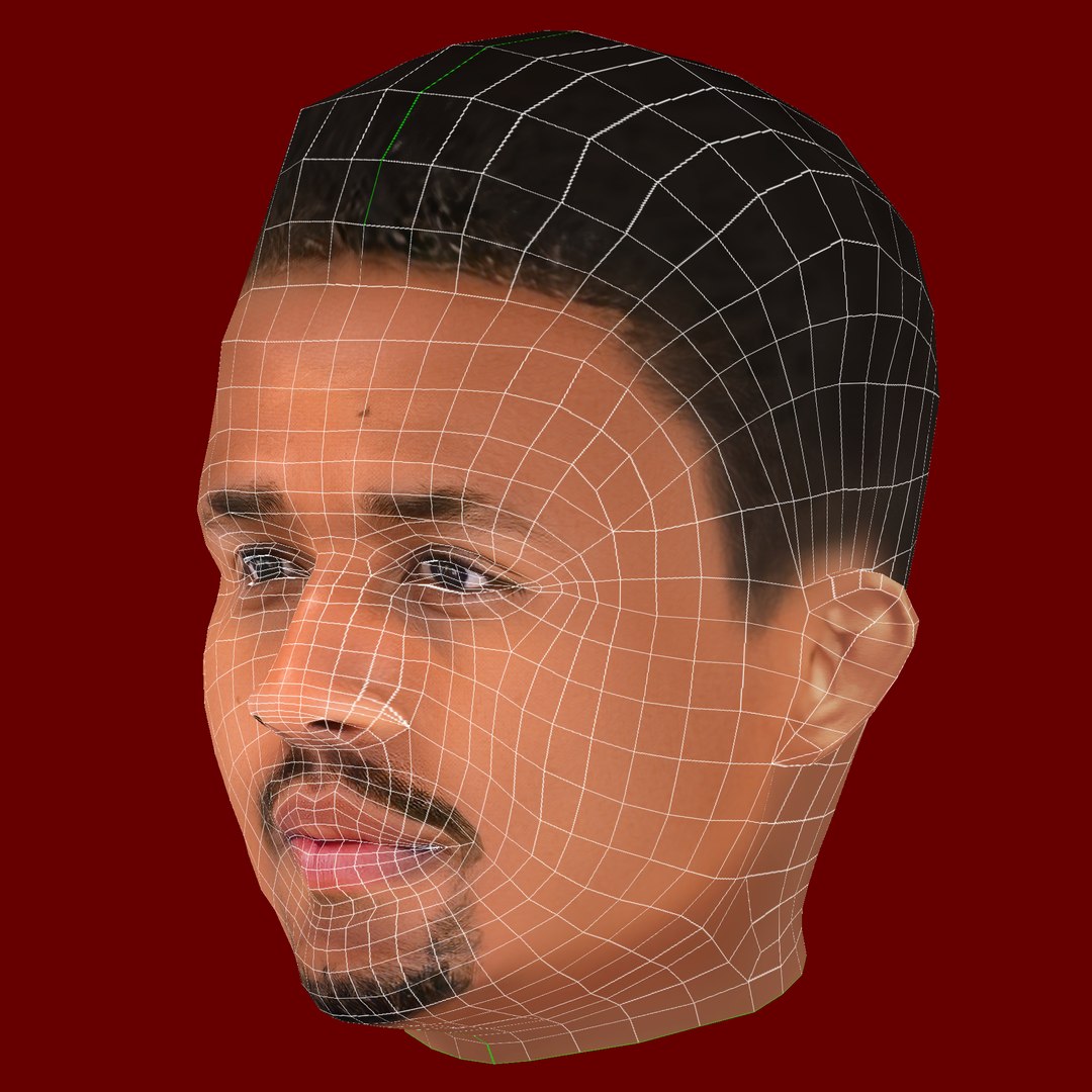 Eder Militao Head - Low Poly Head For Game 3D Model - TurboSquid 2204678