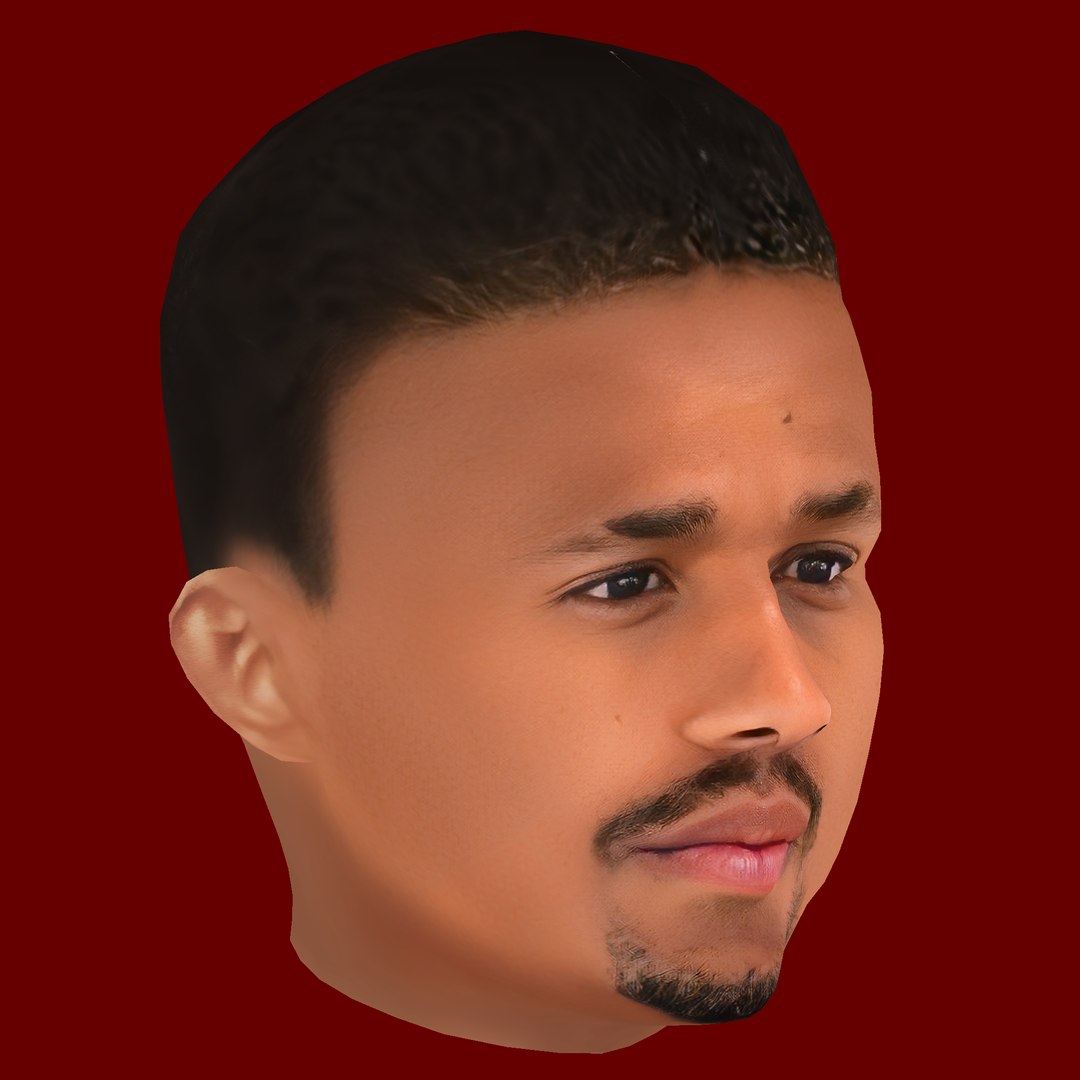 Eder Militao Head - Low Poly Head For Game 3D Model - TurboSquid 2204678