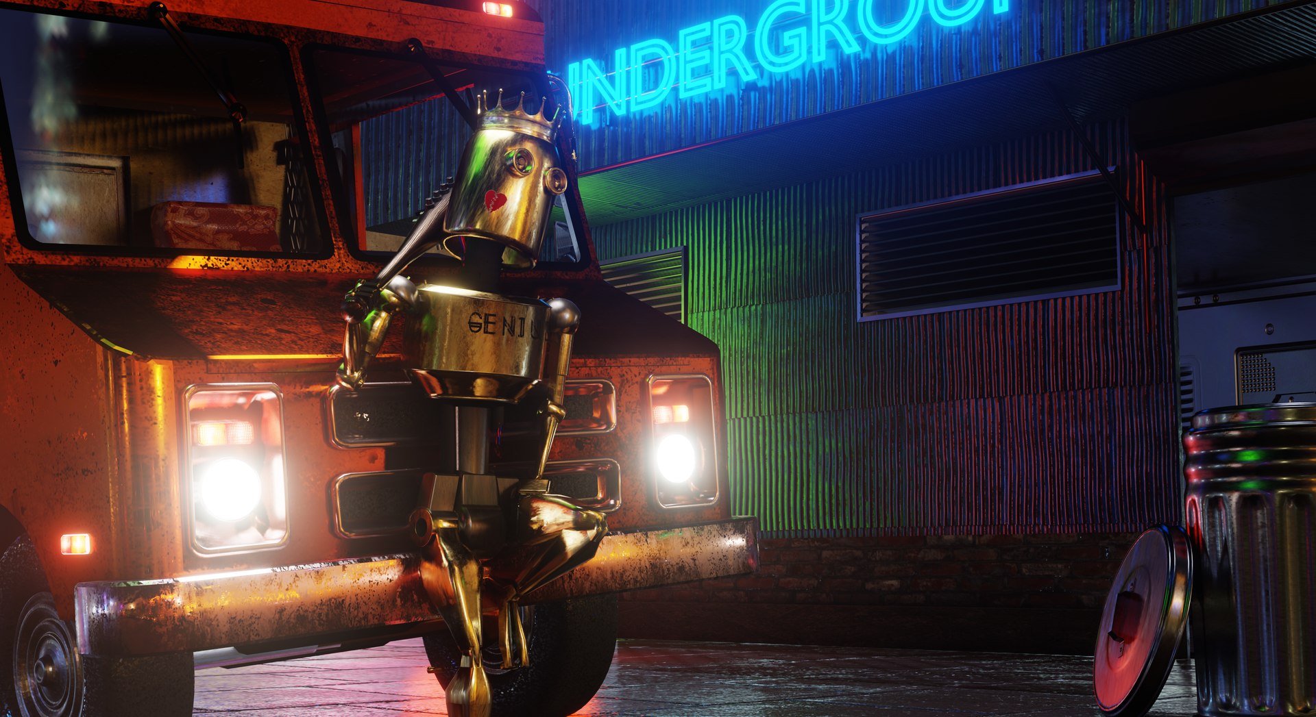 3D model gangster bot robot - TurboSquid 1705770