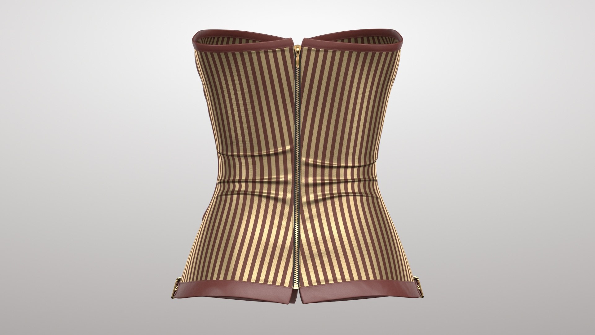 3D Corset 3v PBR - TurboSquid 2117041