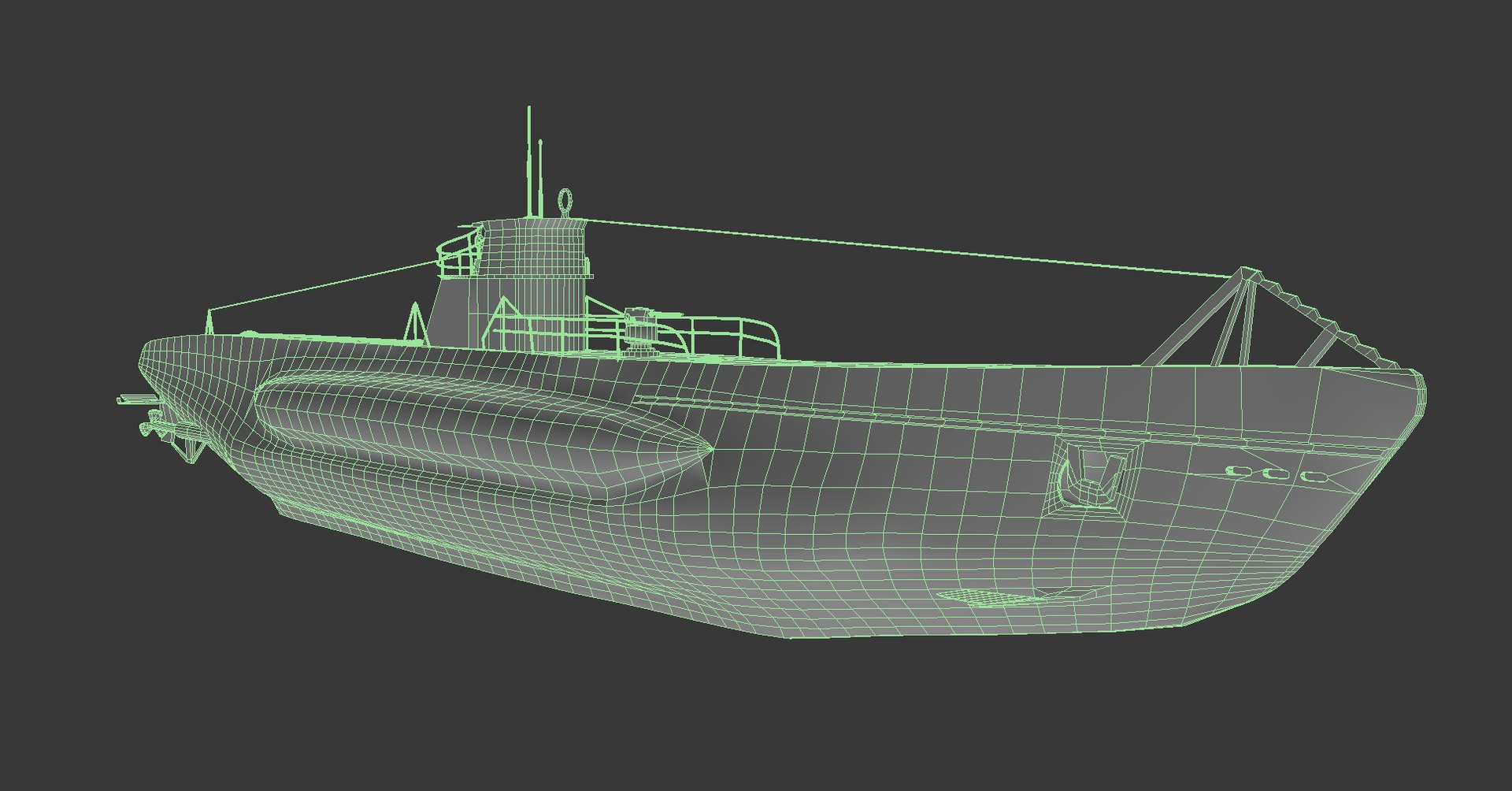 U-boat World War 3d Model