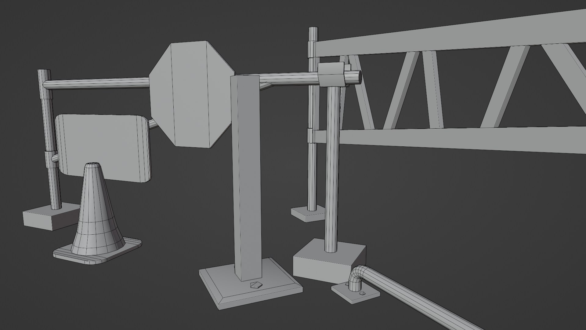 Barriers 3D Model - TurboSquid 1904878