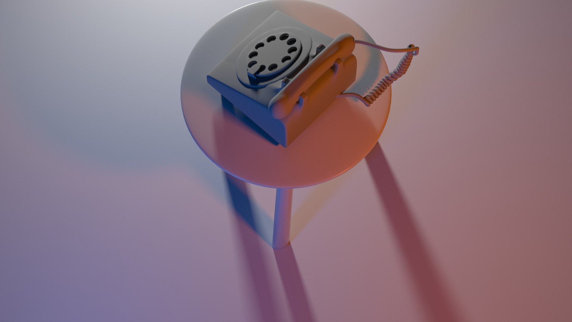 3D Rotary Dial Pad Telephone - TurboSquid 1713837