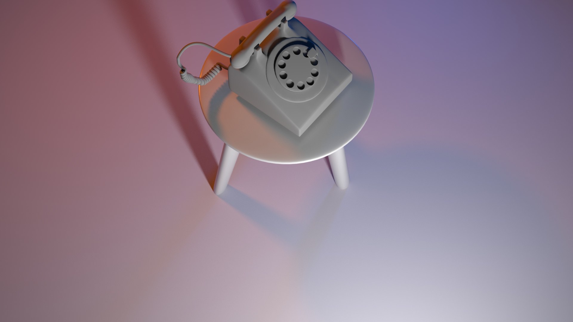 3D Rotary Dial Pad Telephone - TurboSquid 1713837