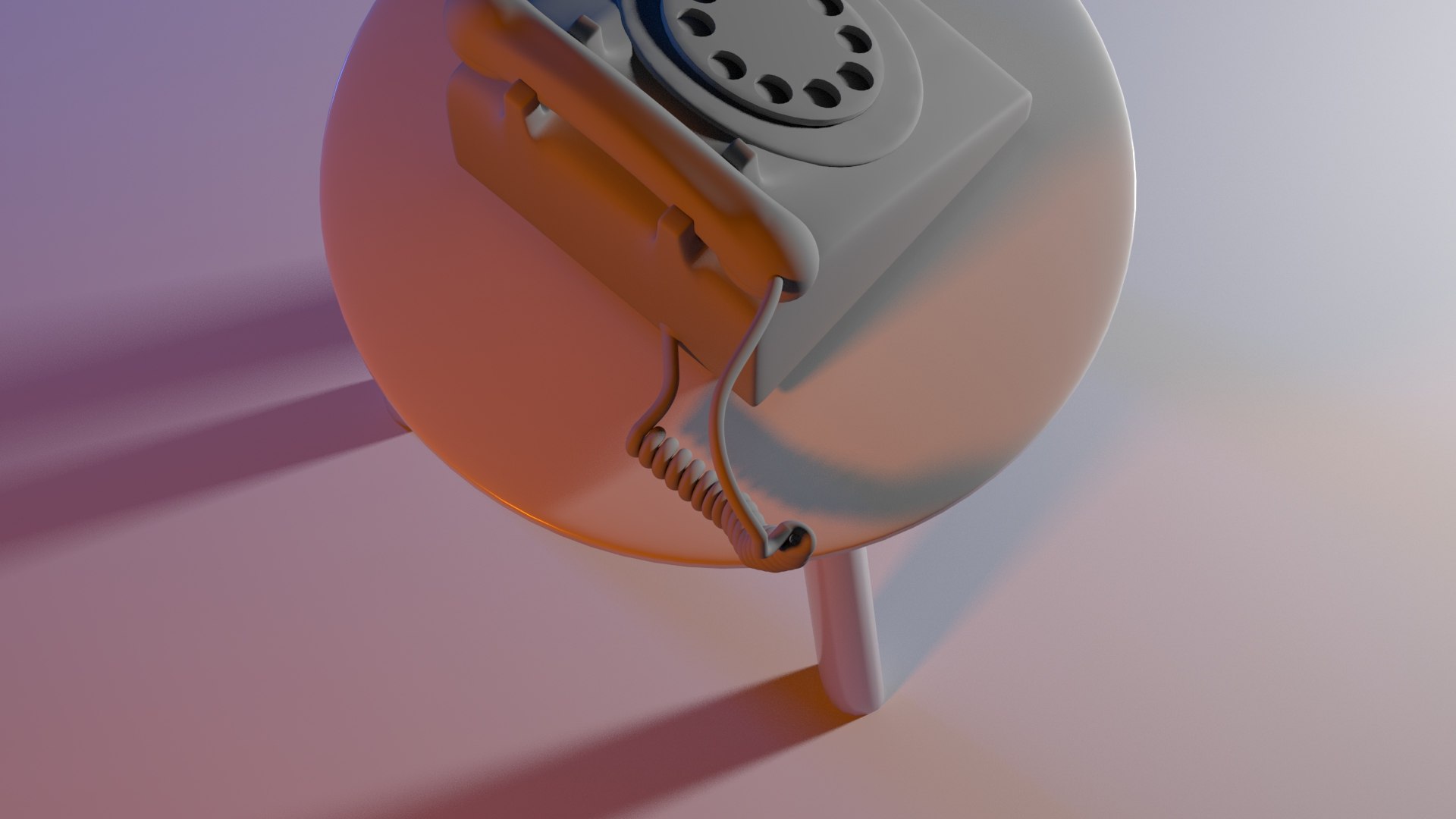 3D Rotary Dial Pad Telephone - TurboSquid 1713837