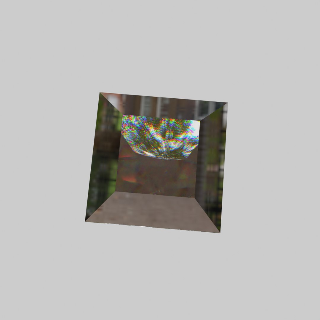 3D Square Cut Diamond Model - TurboSquid 1852027