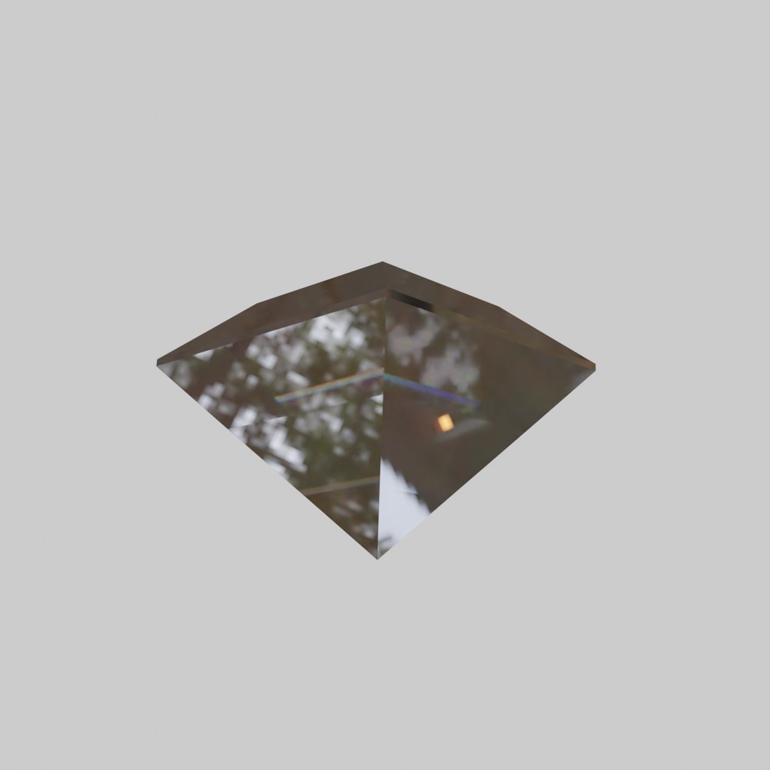 3D Square Cut Diamond Model - TurboSquid 1852027