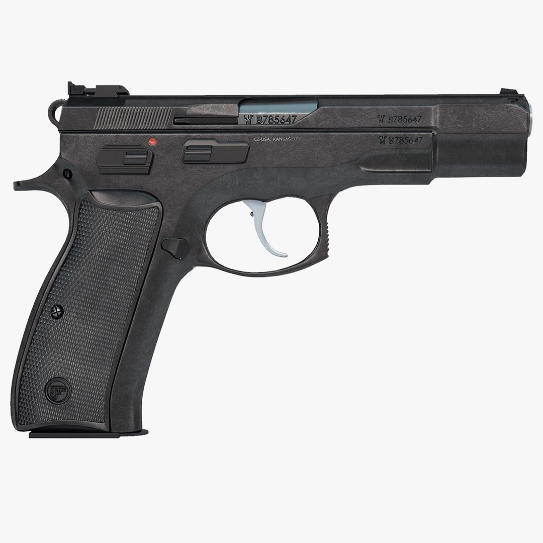 cz 85 combat gun 3d model