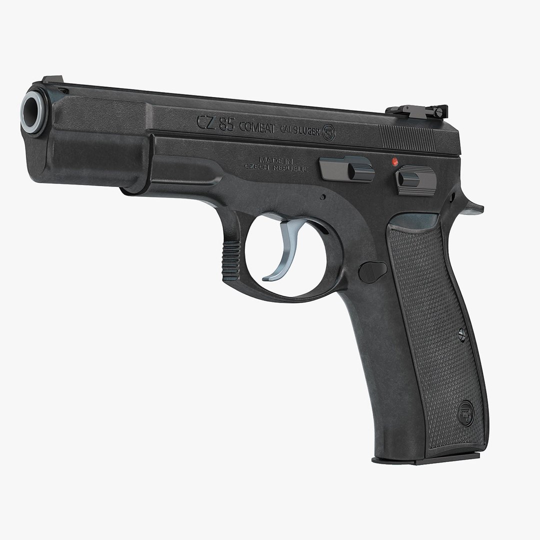 cz 85 combat gun 3d model