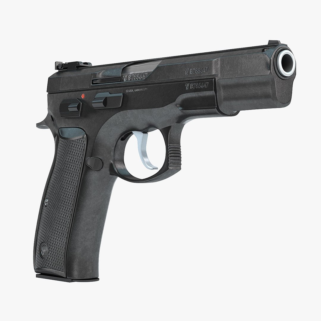 cz 85 combat gun 3d model