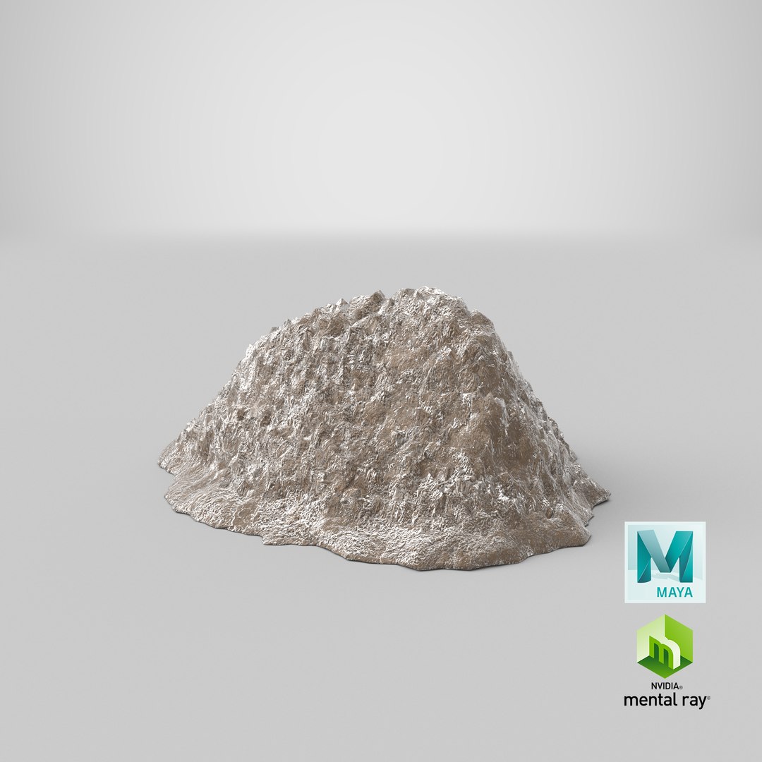 3D Dirt Pile Large Model - TurboSquid 1864125