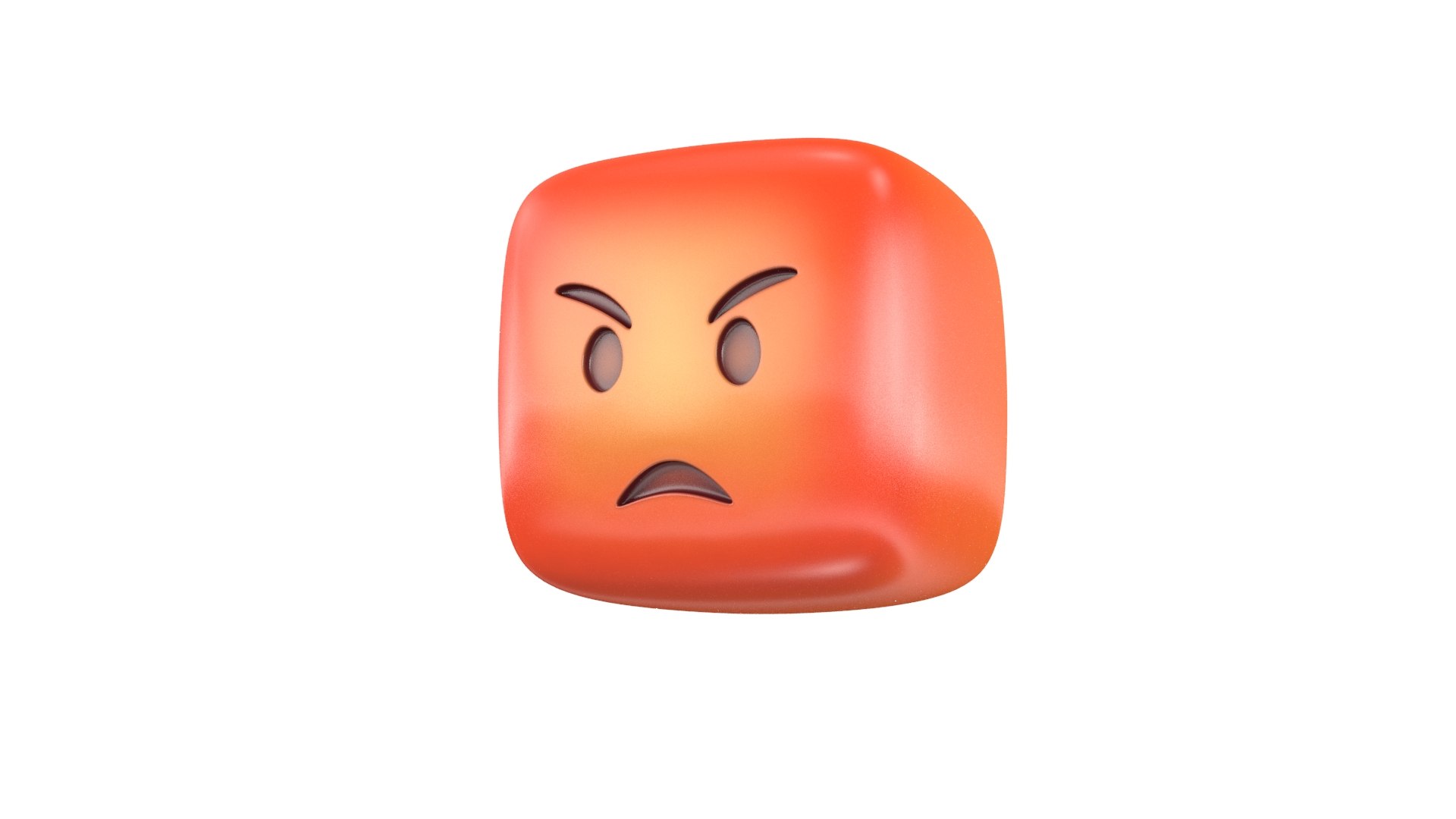 Emoji Angry Faces 3D model - TurboSquid 2090031