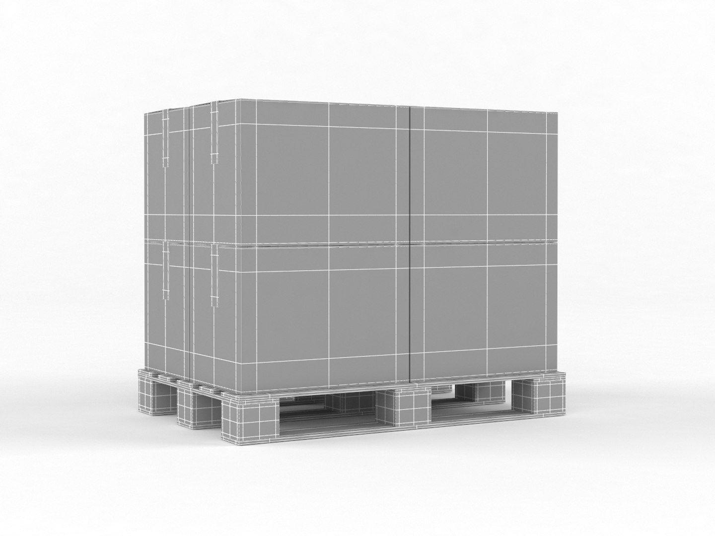 3D Model Pallet Boxes - TurboSquid 1564430