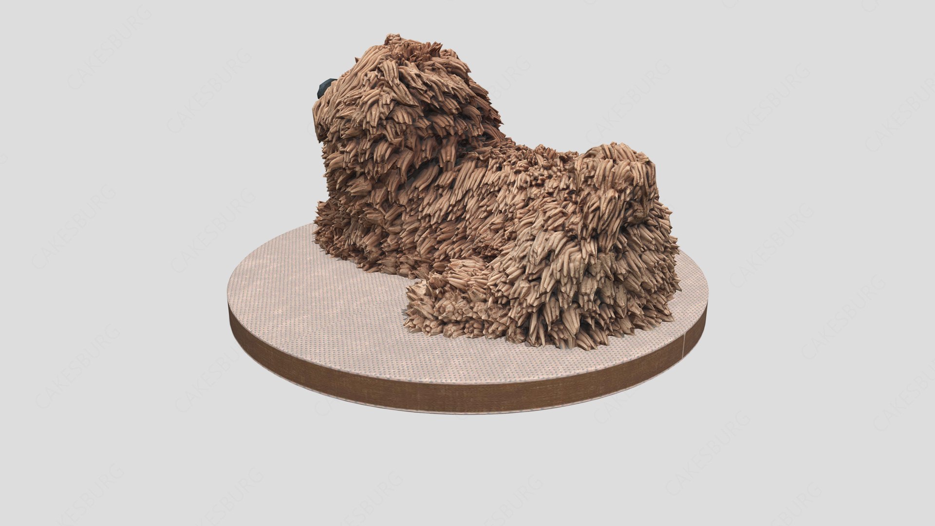 Cockapoo Dog Cake 3D model - TurboSquid 1888912