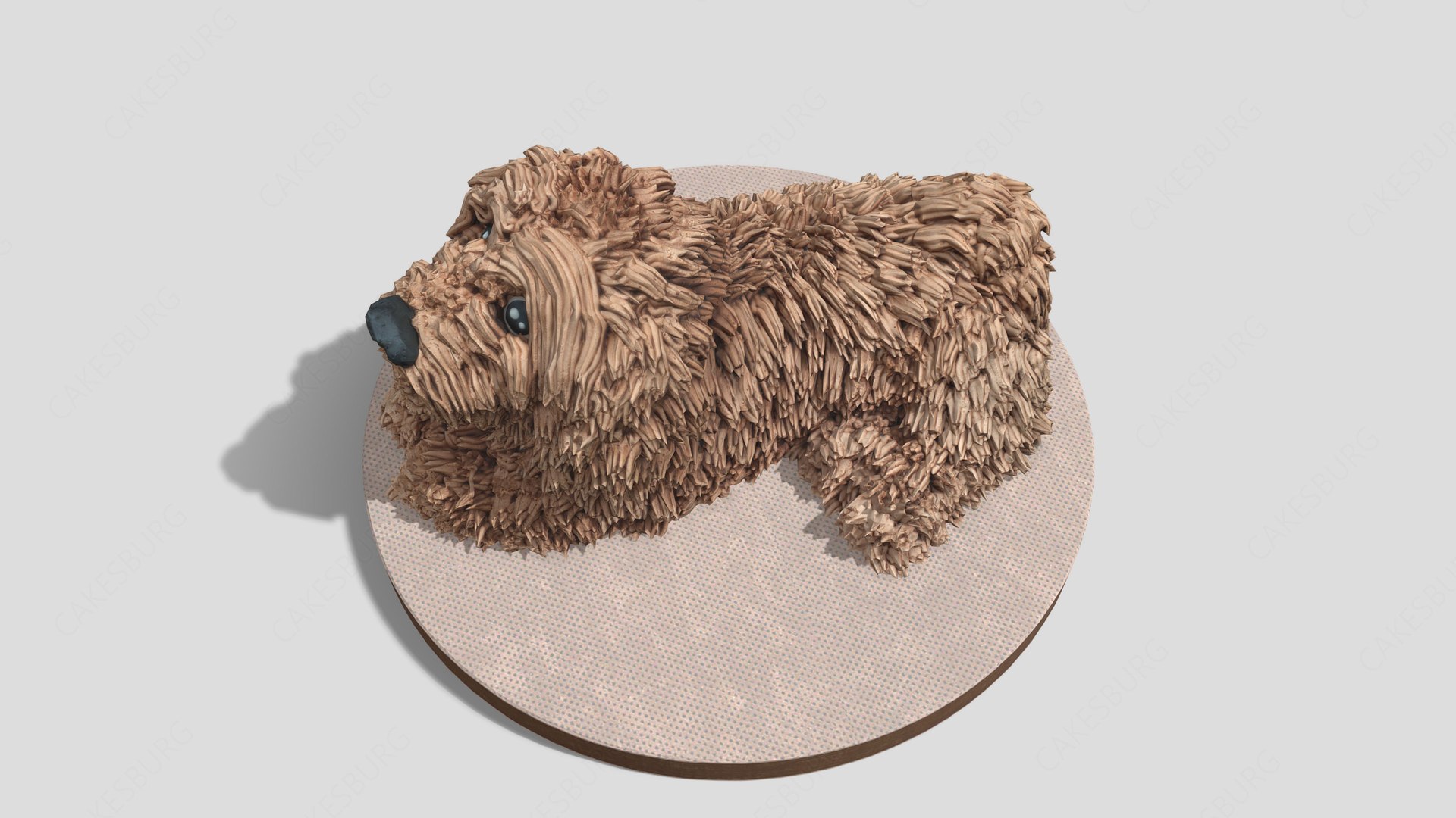 Cockapoo Dog Cake 3D model - TurboSquid 1888912