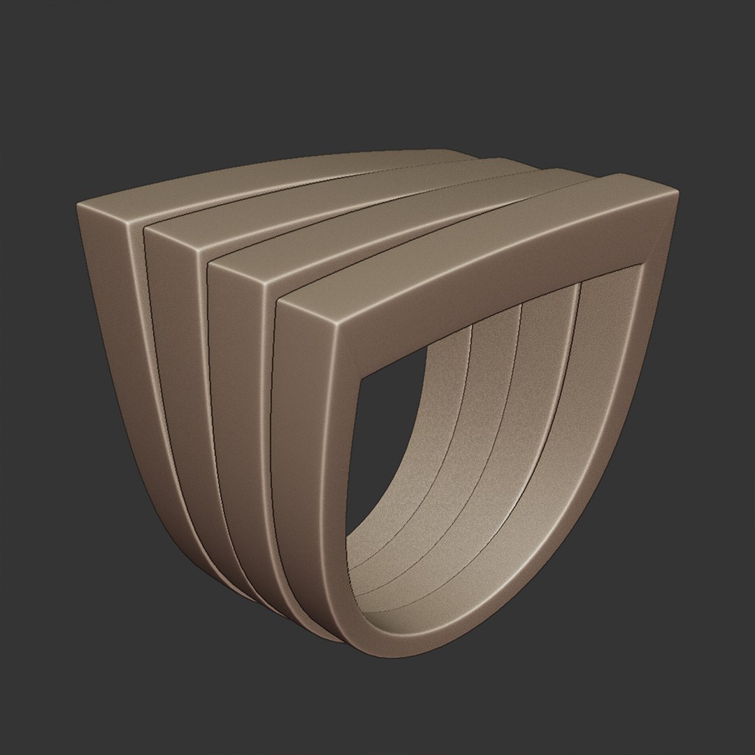 Modern Jewelry Ring 3D Model 29 3D - TurboSquid 2369409