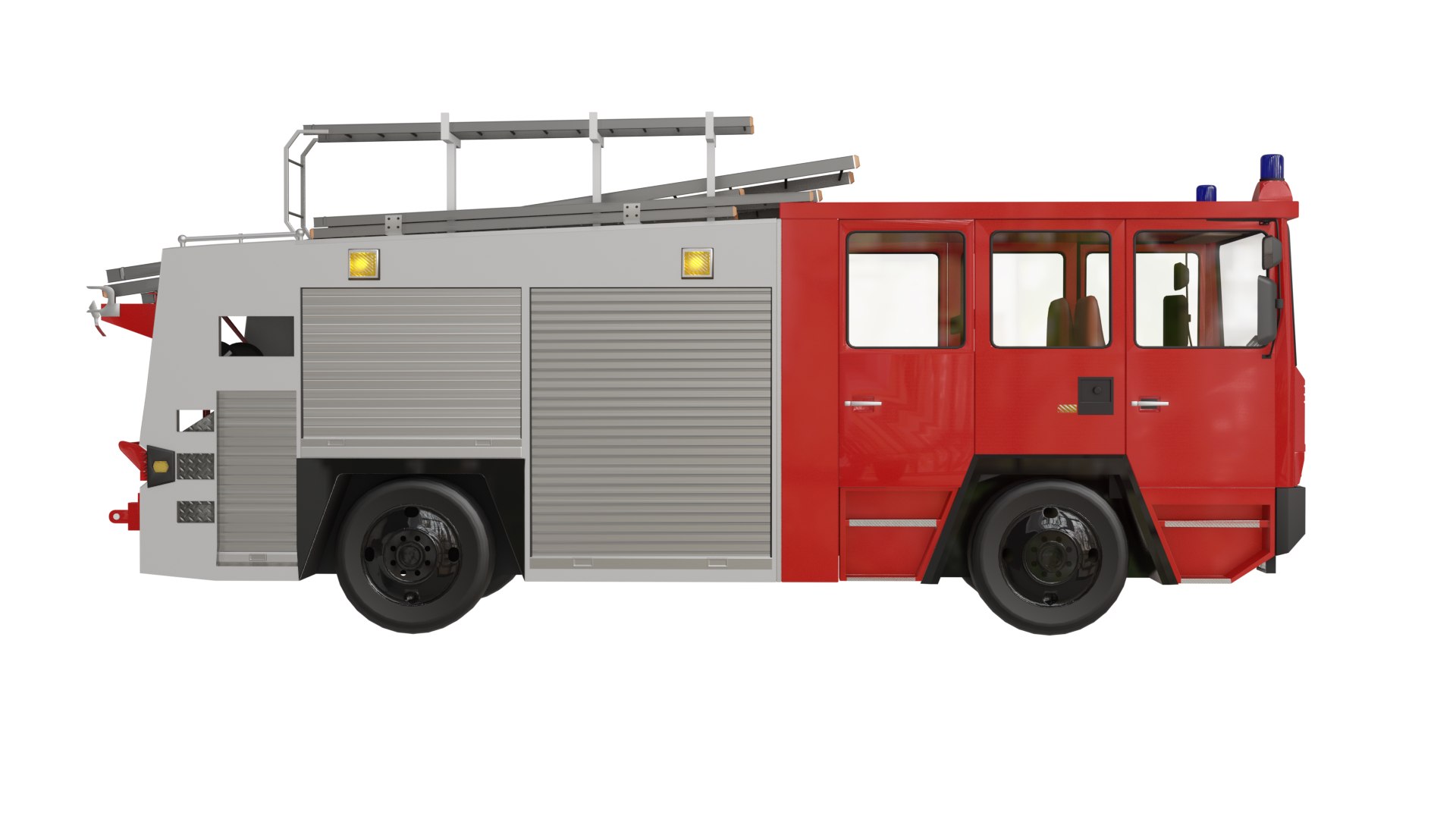 3D Model Shelvoke Pump Fire Engine - TurboSquid 2222728