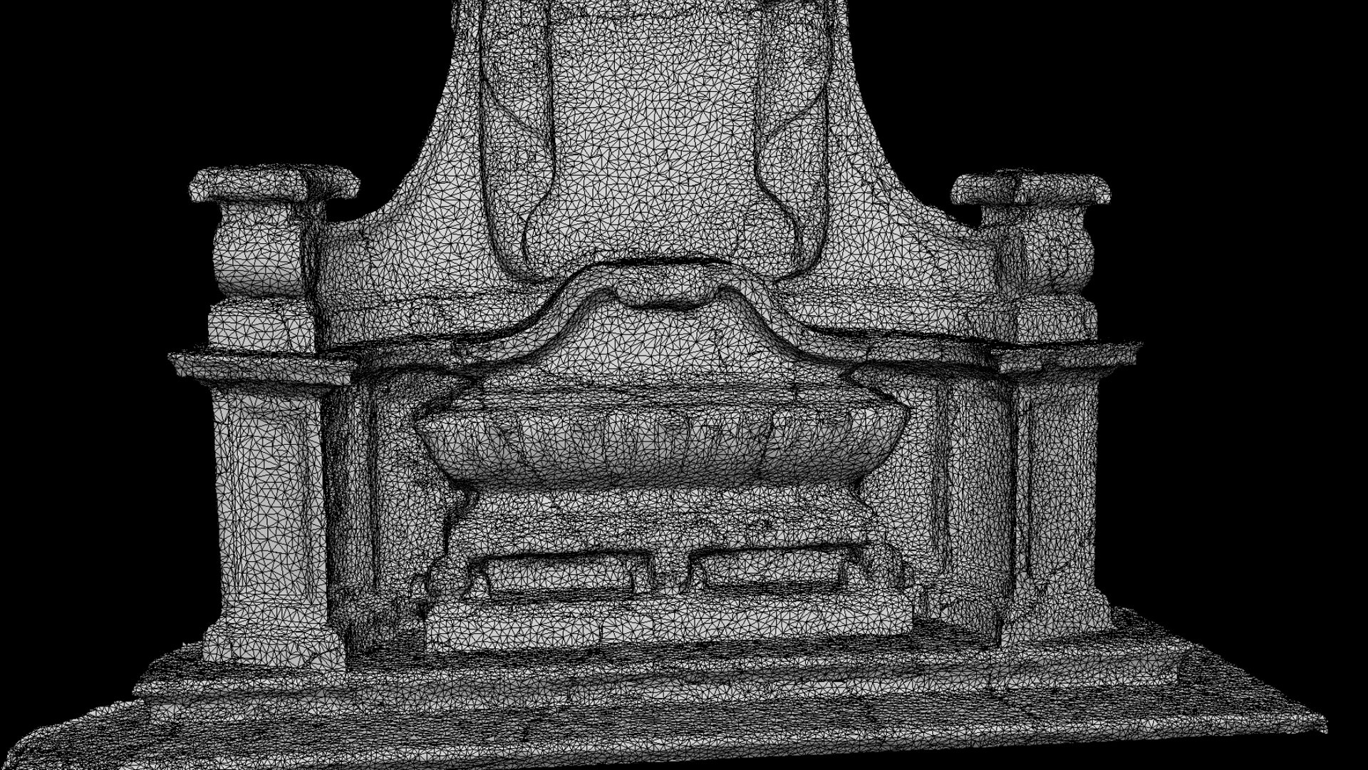 3D Altar Architecture Element Ornament Photogrammetry - TurboSquid 2315232
