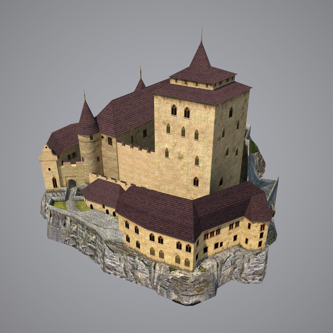3d Model Medieval Castle