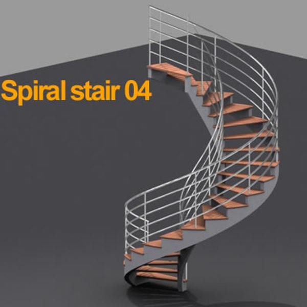 spiral stair 3d model