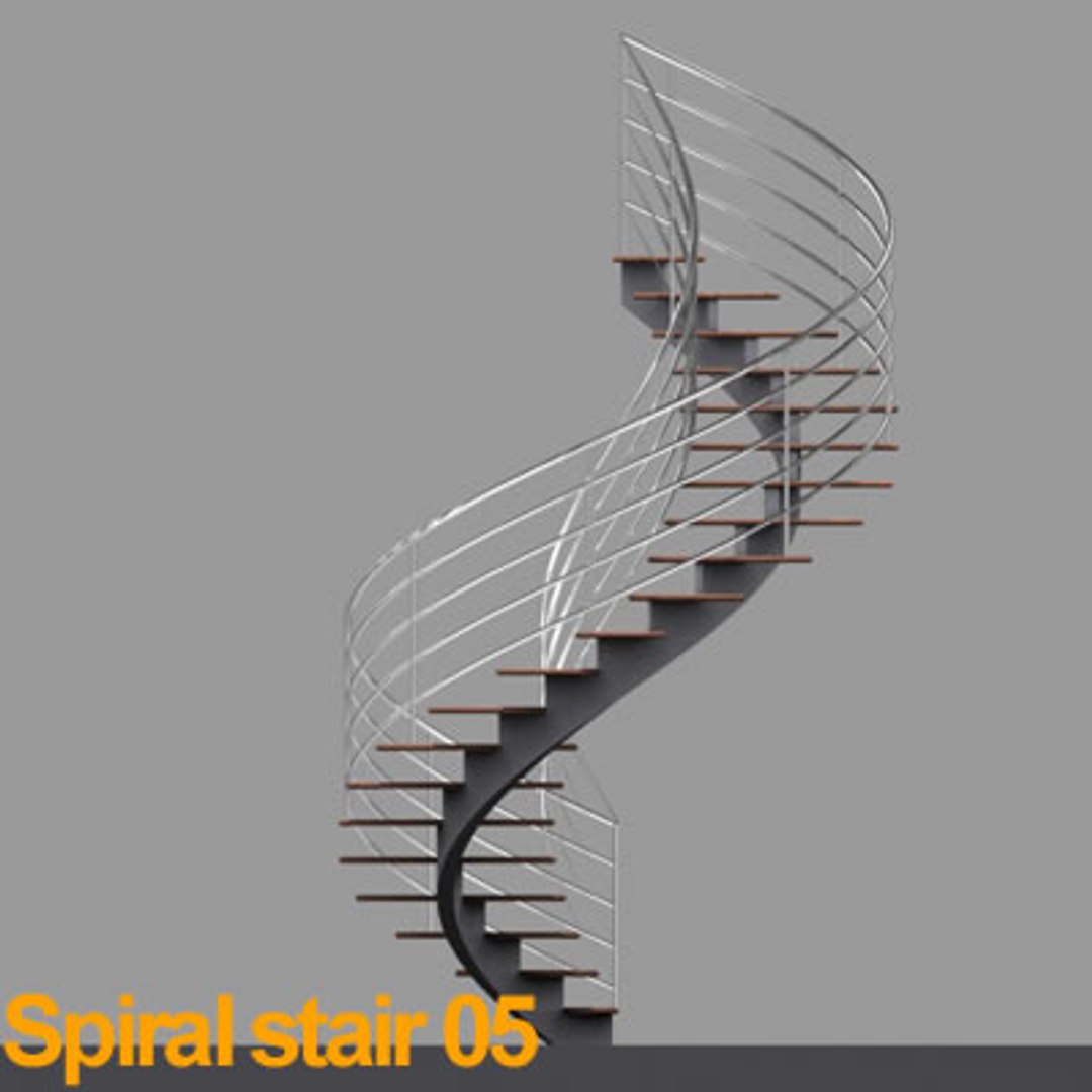 spiral stair 3d model